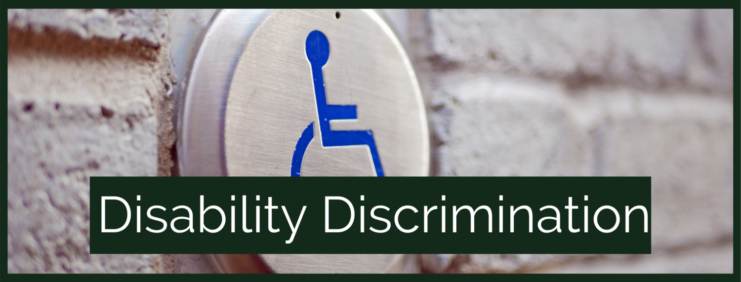 Disability Discrimination Lawyer - Carter Law Group